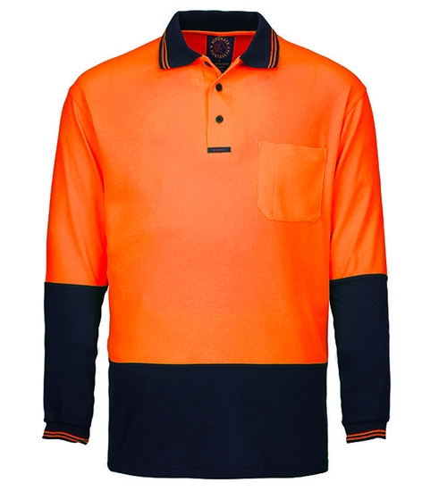 Hi Viz Polo L/S | Ritemate Workwear Hi Viz Polo L/S | Ritemate Workwear