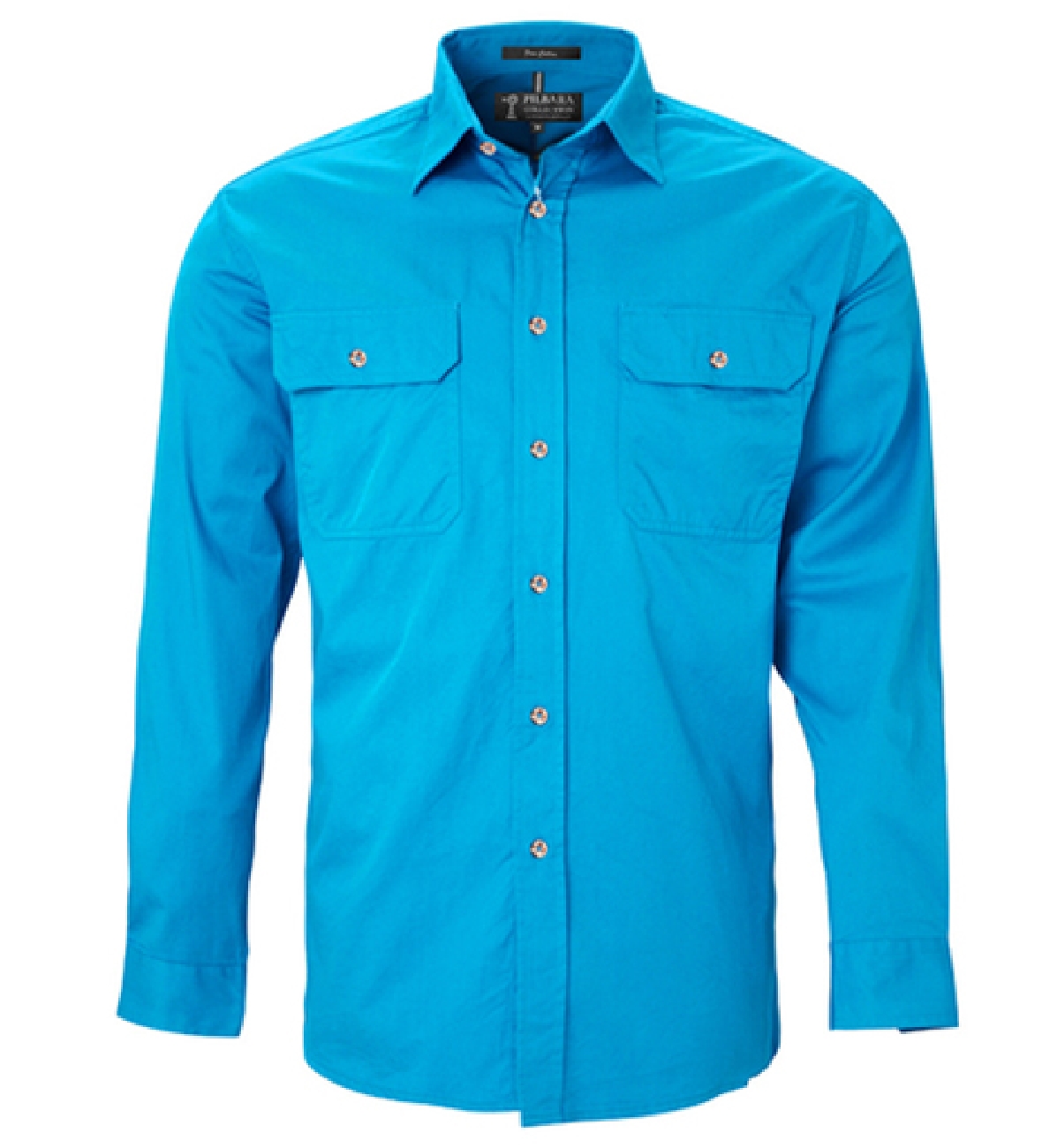Men's Pilbara Open Front L/S Shirt | Ritemate Workwear