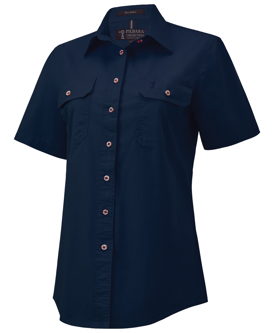 Women's Pilbara Open Front S/S Shirt | Ritemate Workwear