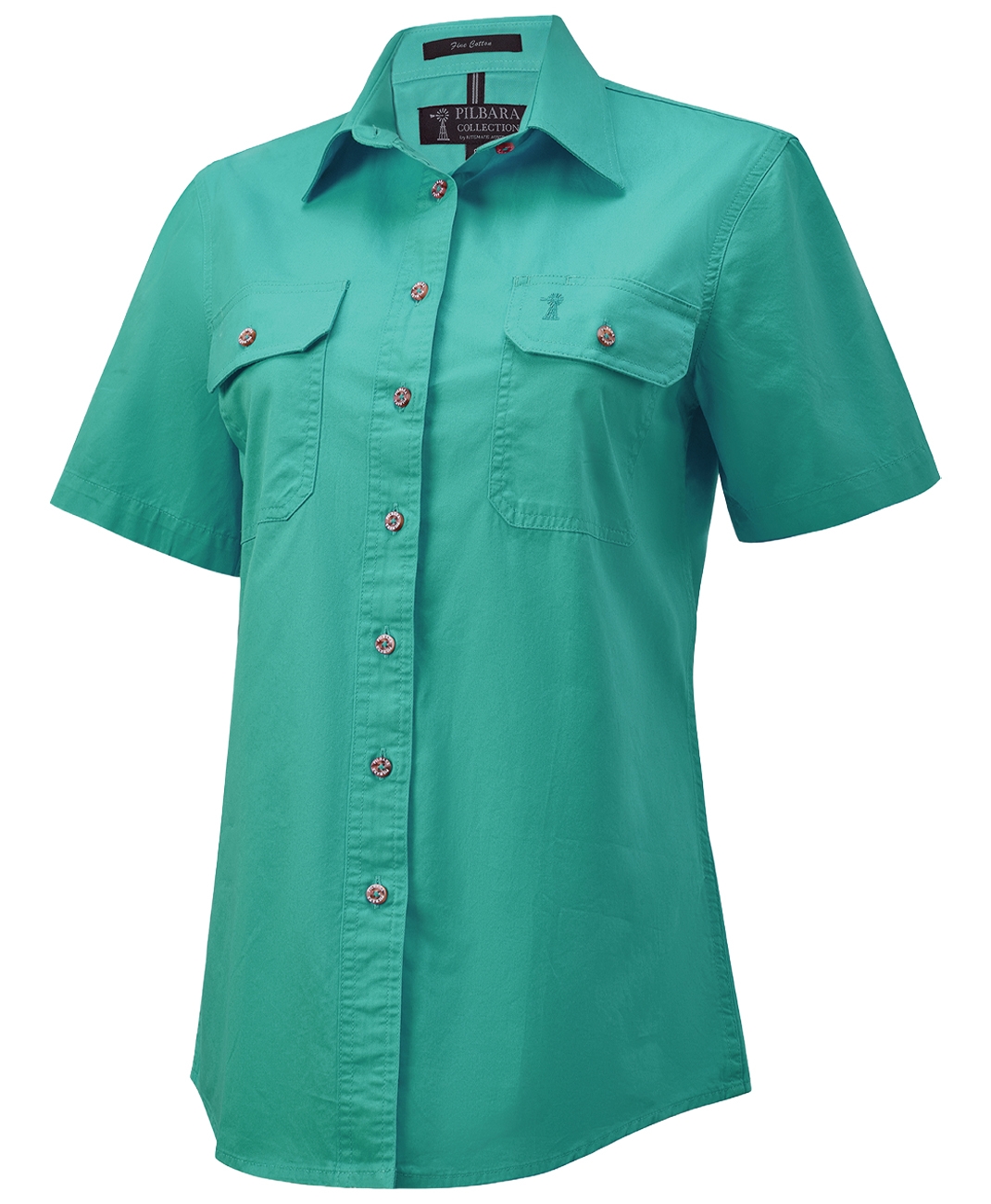 Women's Pilbara Open Front S/S Shirt | Ritemate Workwear