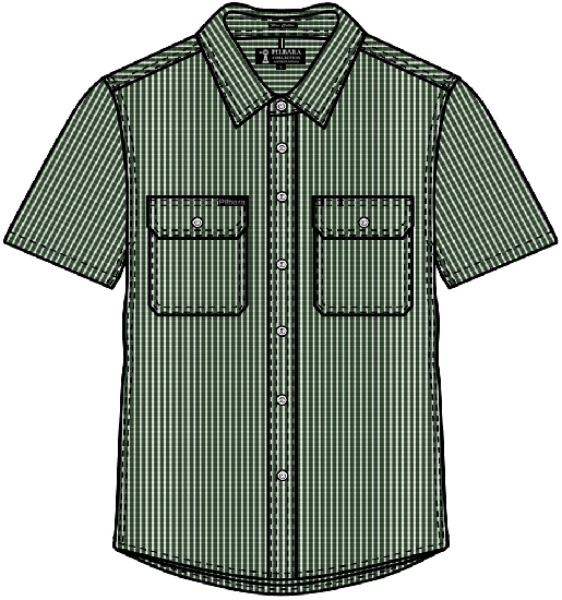 Pilbara Men's S/S Shirt, Double Pockets | Ritemate Workwear