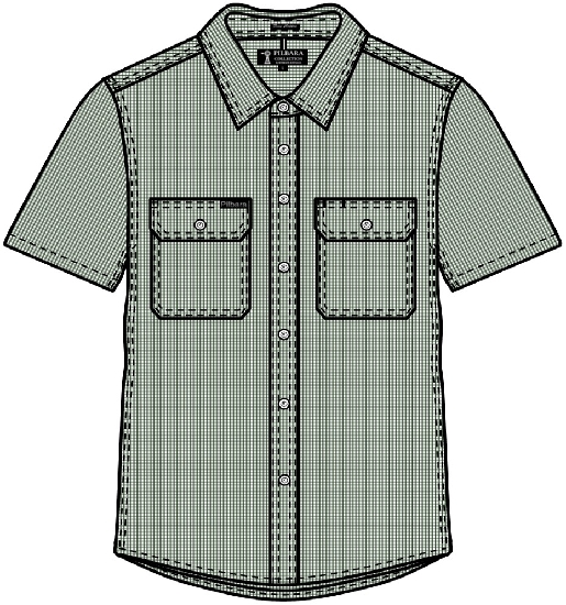 Pilbara Men's Y/D Check, Dual Pocket, S/S Shirt | Ritemate Workwear