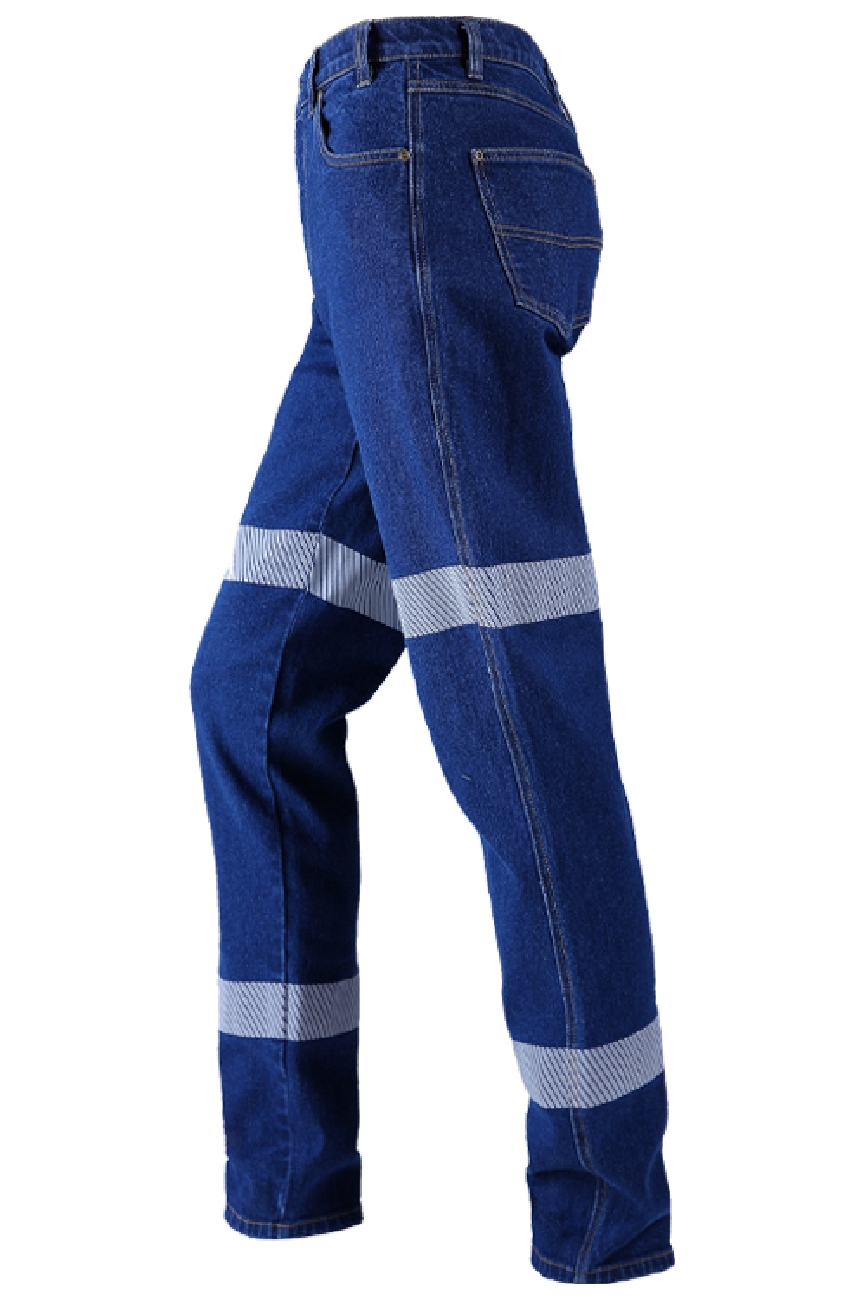 RMX Flexible Fit Stretch Denim Jeans, Reflective | Ritemate Workwear
